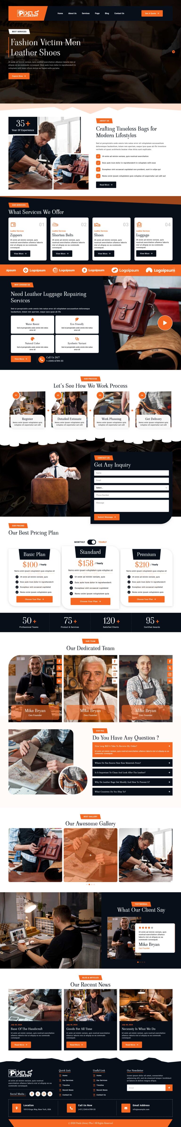 Breakdance Leather Layout