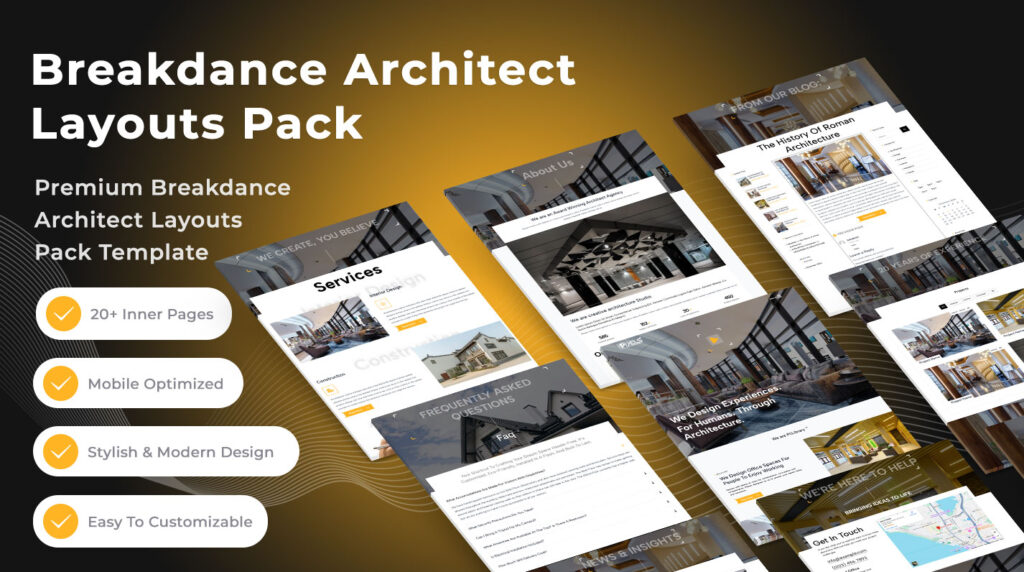 Breakdance Architect Layouts Pack