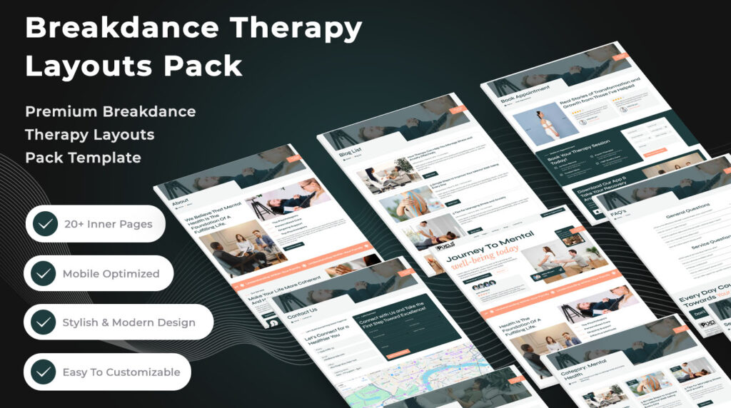 Breakdance Therapy Layouts Pack