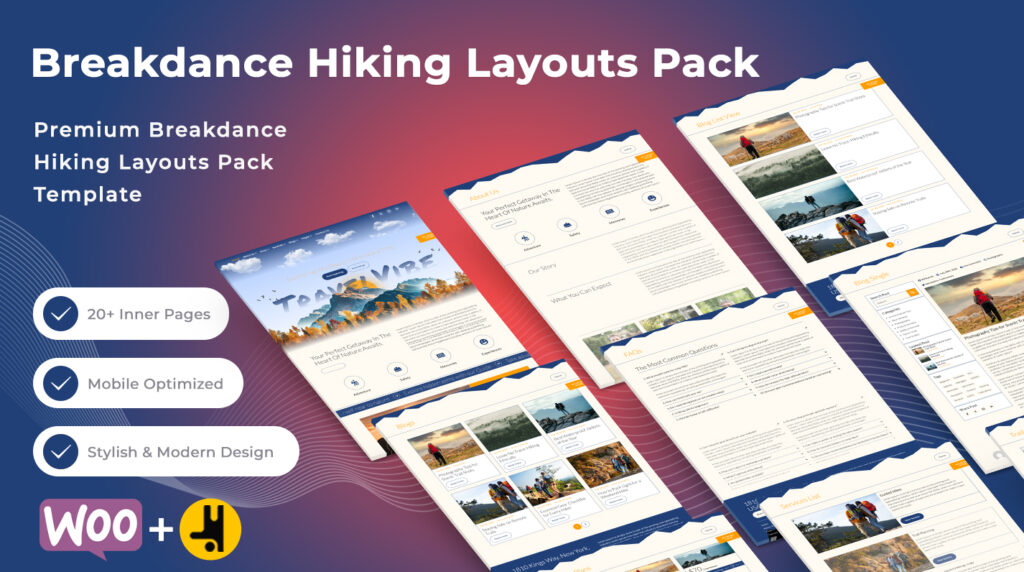Breakdance Hiking Layouts Pack