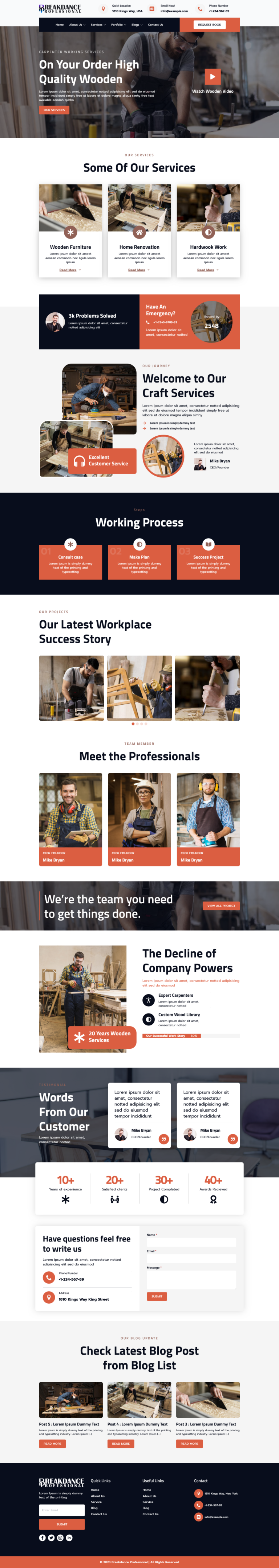 Breakdance Carpenter Layout