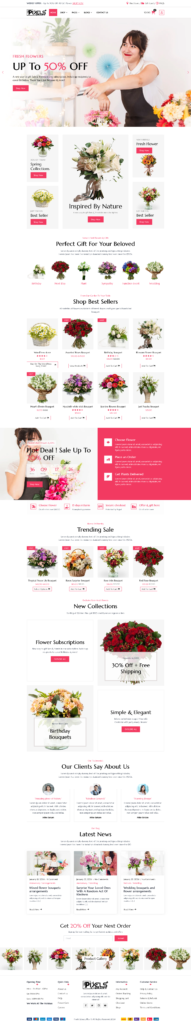 Breakdance Flower Shop Layouts Pack